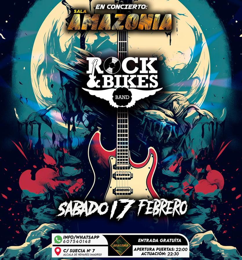 Rock & Bikes, en AMAZONIA | AlcaláEsMúsica