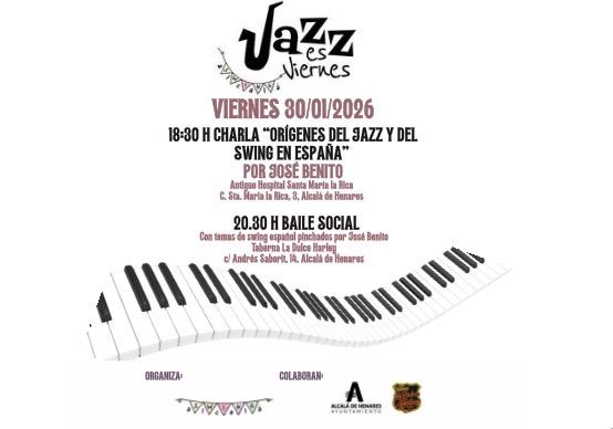 JAZZ ES VIERNES · Charla y baile social, en TABERNA LA DULCE HARLEEY ...